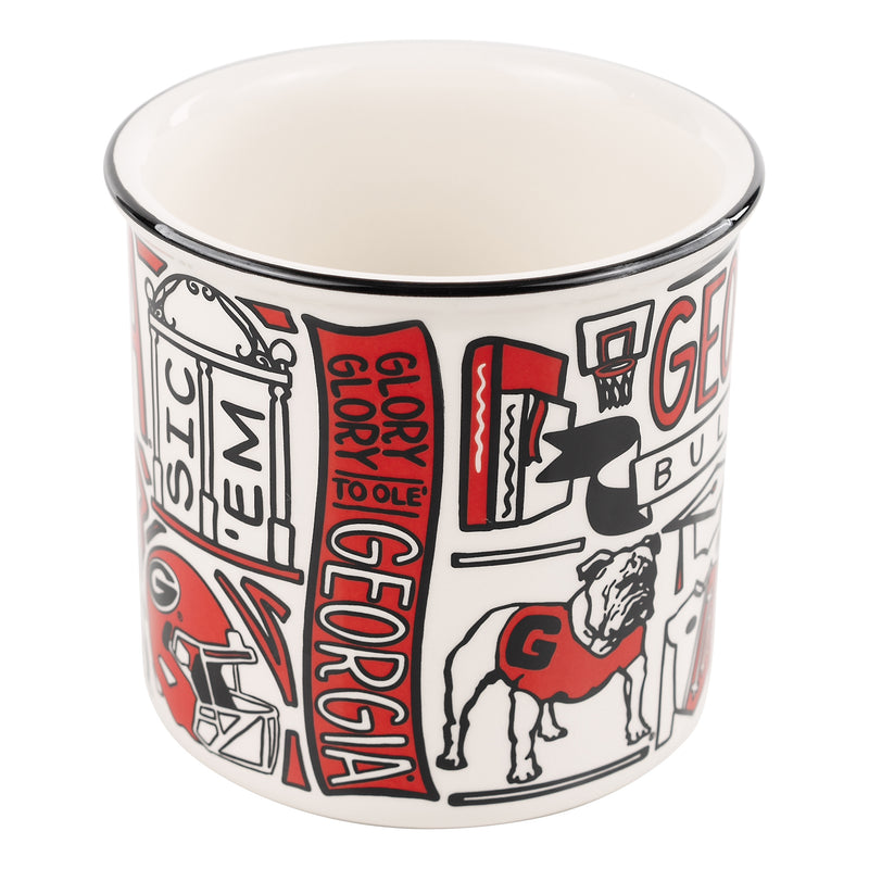 "Cheer on UGA With This Georgia Collage Campfire Mug Full of Team ...