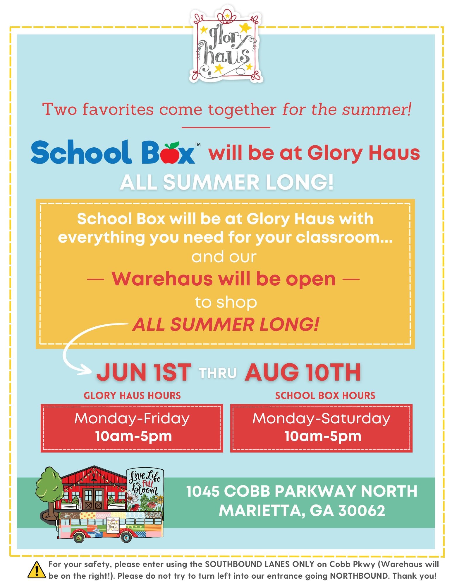 Warehaus Sale Information – GLORY HAUS